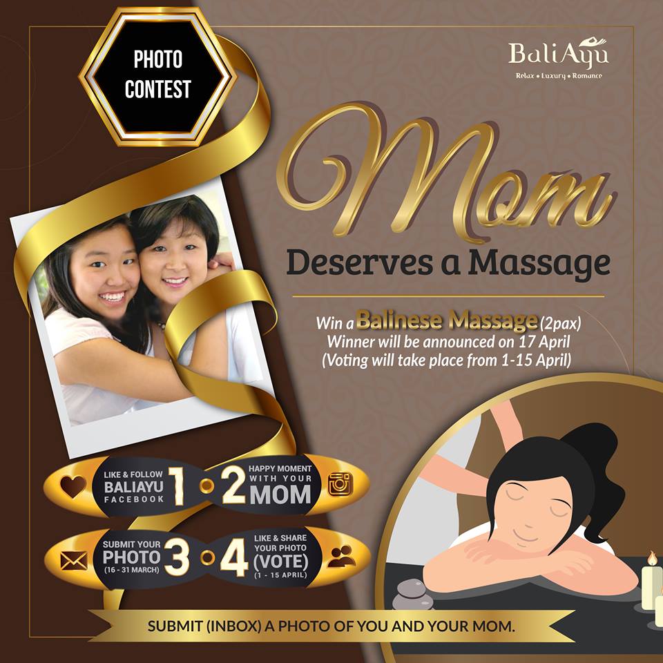MOM | Deserves a Massage Photo Contest - Spa Malaysia - Baliayu Spa ...